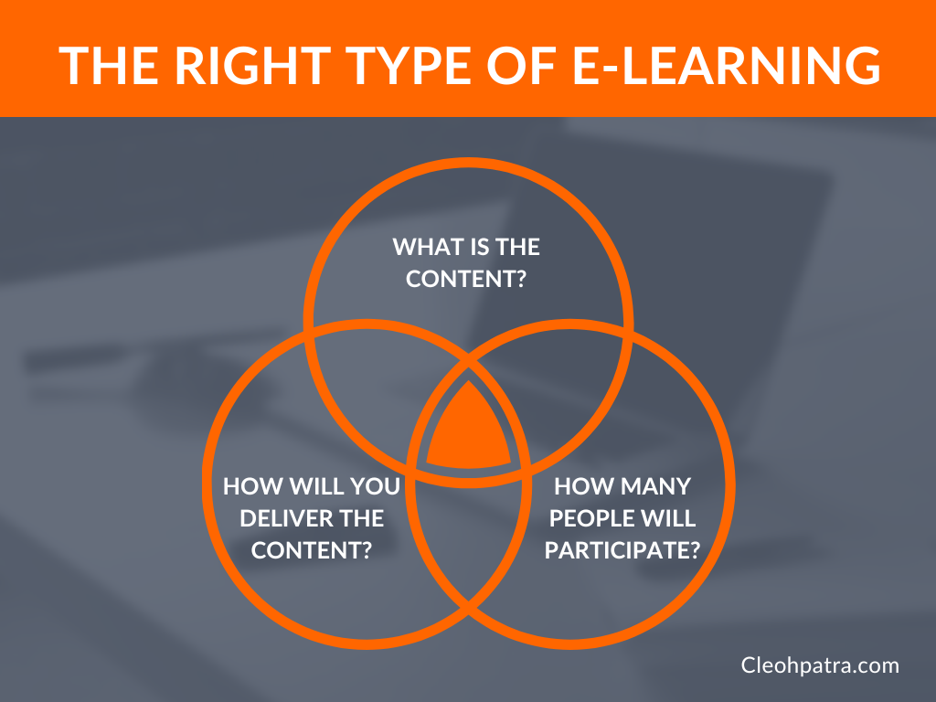 Which type of E-Learning is right for you?